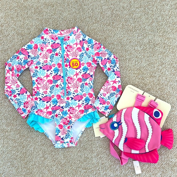 Cynthia Rowley | Swim | Cynthia Rowley Ruffle Swimsuit With Fish ...